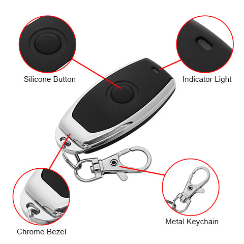 RODOT KT08 433Mhz Single button Metal Remote Control Learning code EV1 ...